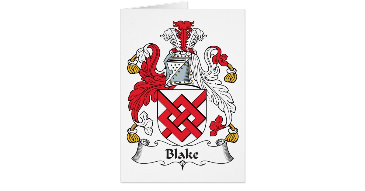 Blake Family Crest | Zazzle
