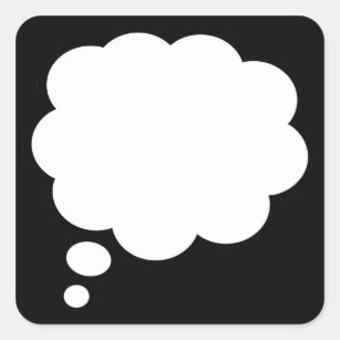 Thought Bubble Stickers & Labels | Zazzle UK