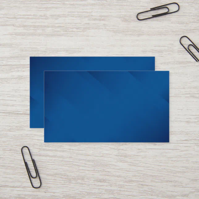 BLANK CREATE YOUR OWN BLUE BUSINESS CARD | Zazzle