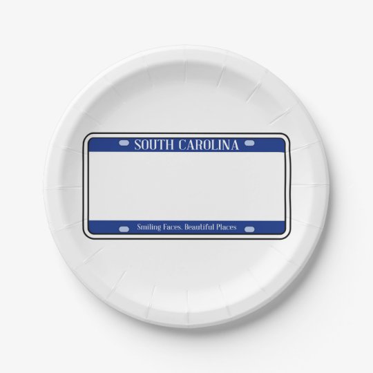 Blank South Carolina State License Plate | Zazzle.co.uk