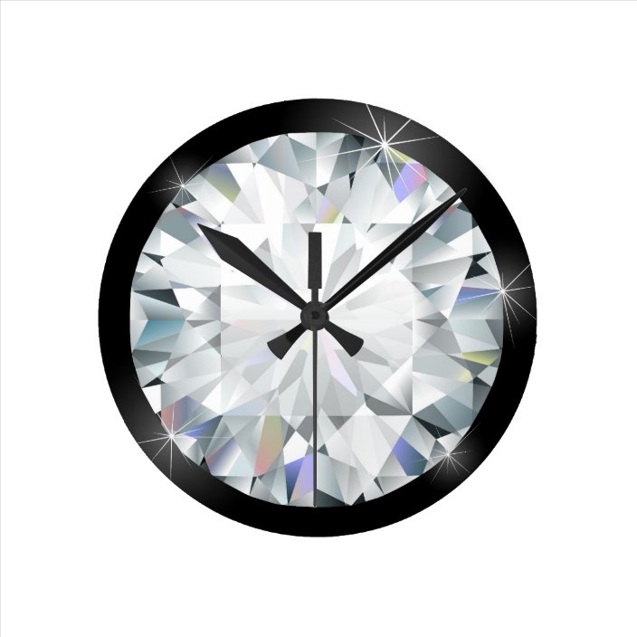 Bling Wall Clock | Zazzle.co.uk