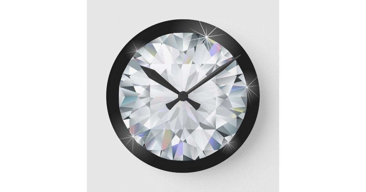 Bling Wall Clock | Zazzle