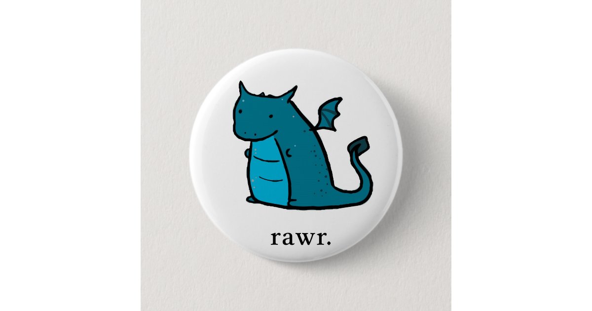 Blob Dragon 6 Cm Round Badge | Zazzle