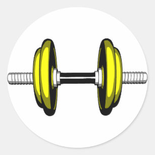 Dumbell Stickers & Labels | Zazzle UK