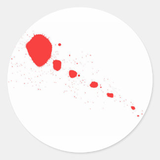 Blood Splatter Stickers & Labels | Zazzle UK