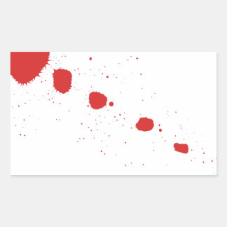 Blood Splatter Stickers & Labels | Zazzle UK
