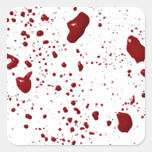 Blood Splatter Stickers & Labels | Zazzle UK