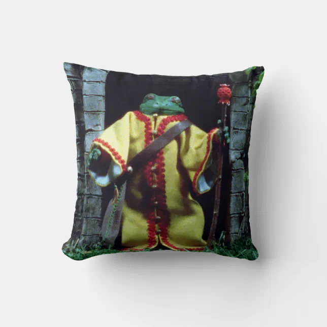 Blood Tea and Red String Frog Cushion | Zazzle