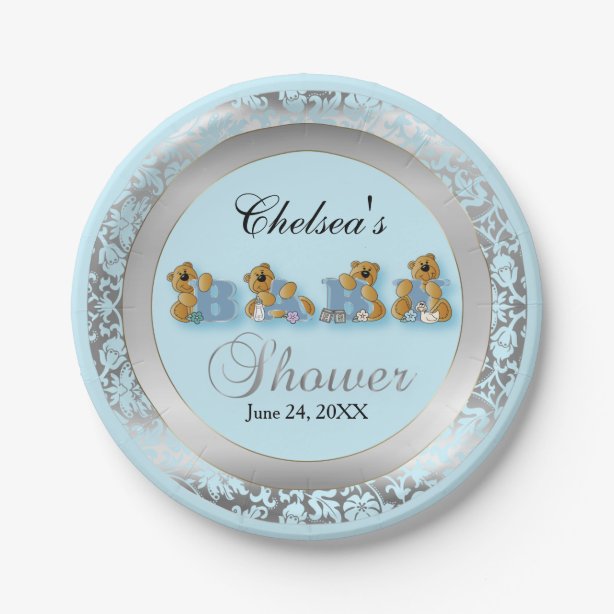 Teddy Bear Plates | Zazzle UK