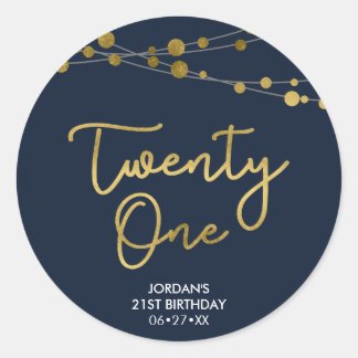 Custom 21st Birthday Stickers | Zazzle.co.uk