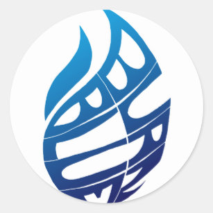 Blue Flame Stickers & Labels | Zazzle UK