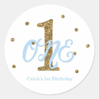 1st Birthday Stickers & Labels | Zazzle UK