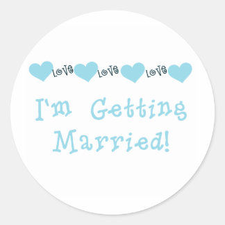 Getting Married Stickers | Zazzle.co.uk