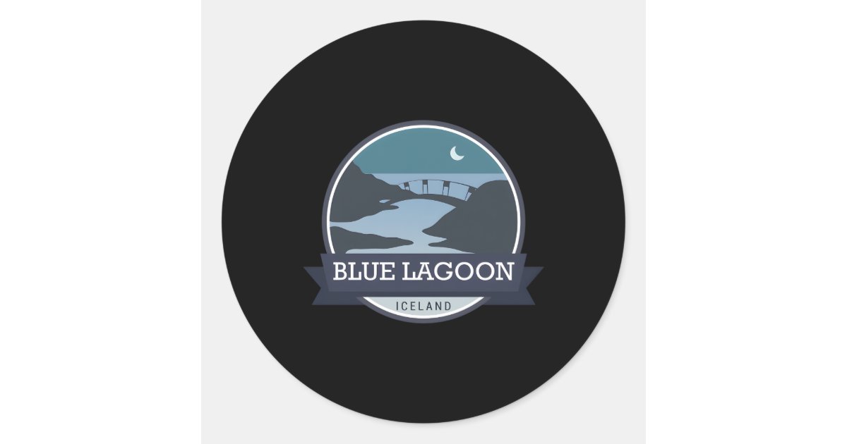 Blue Lagoon Iceland Classic Round Sticker | Zazzle