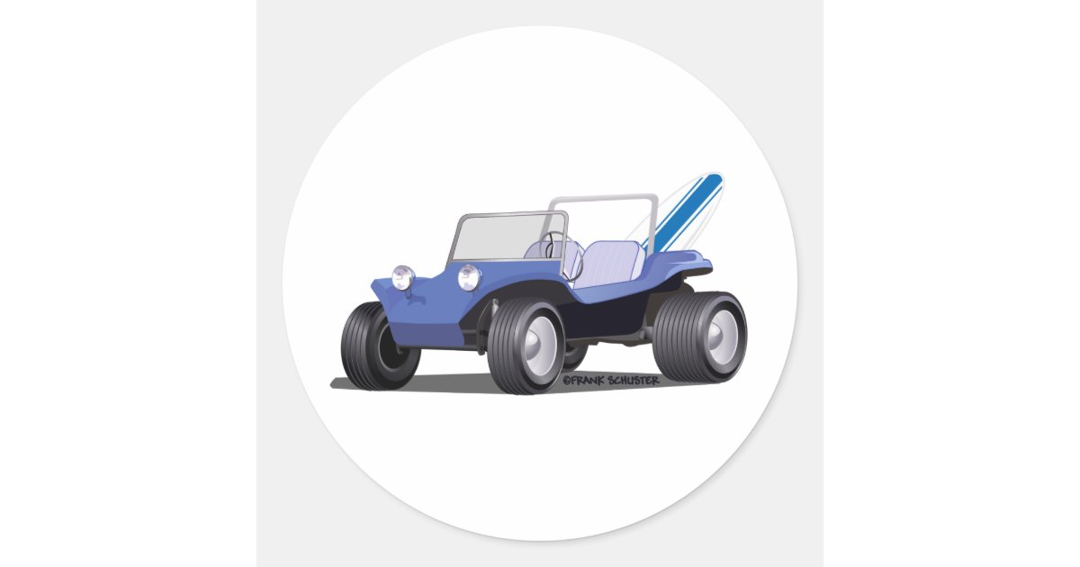 Blue Manx Side Classic Round Sticker | Zazzle