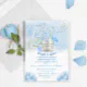 Blue Once Upon a Time Princess Birthday Invitation | Zazzle