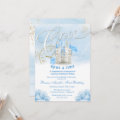 Blue Once Upon a Time Princess Birthday Invitation | Zazzle