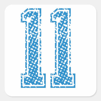 Number 11 Stickers | Zazzle.co.uk