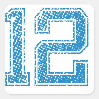 Number 12 Stickers | Zazzle.co.uk