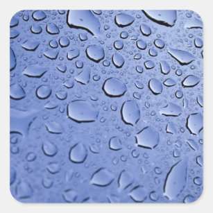 Blue Water Drop Stickers & Labels | Zazzle UK