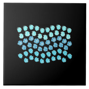 Blue Wave Decorative Ceramic Tiles | Zazzle.co.uk