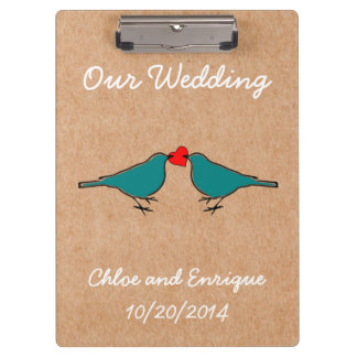 Wedding Clipboards & Form Holders | Zazzle.co.uk
