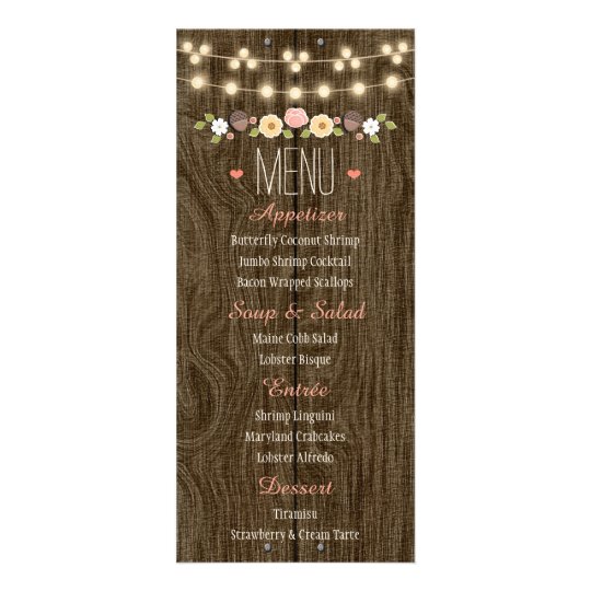 string of lights rustic wedding invitation | Zazzle.co.uk