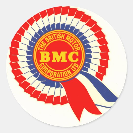 BMC Rosette Sticker | Zazzle.co.uk