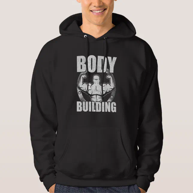 Bodybuilding Weightlifting Bodybuilder Workout Hoodie | Zazzle