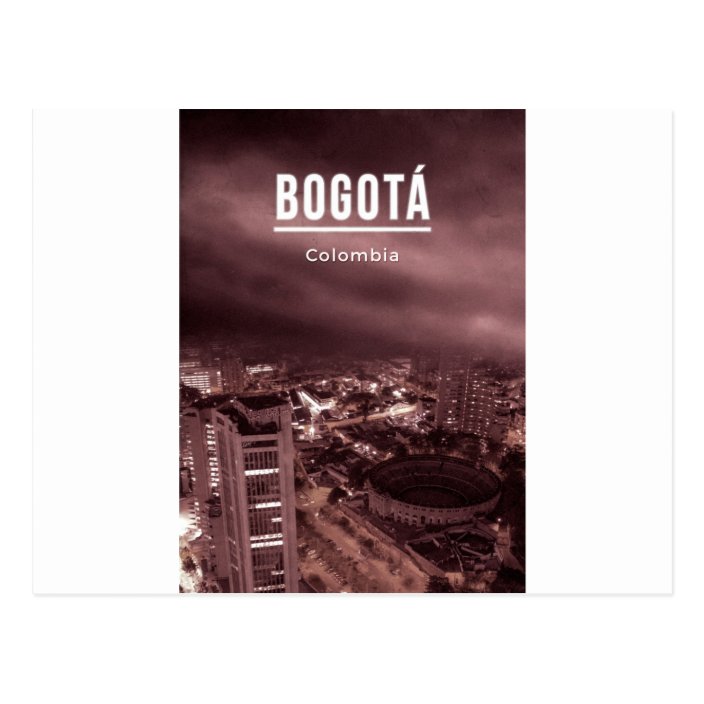 Bogota, Colombia Postcard | Zazzle.co.uk