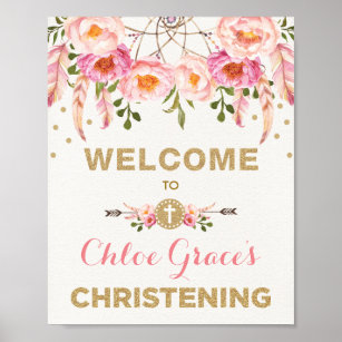 Christening Posters & Prints | Zazzle UK