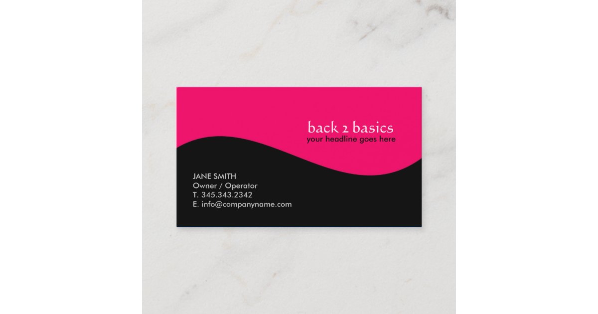 Bold Business Cards | Zazzle