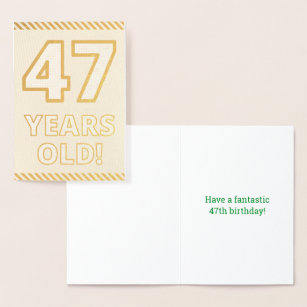 47 Years Old Cards | Zazzle UK