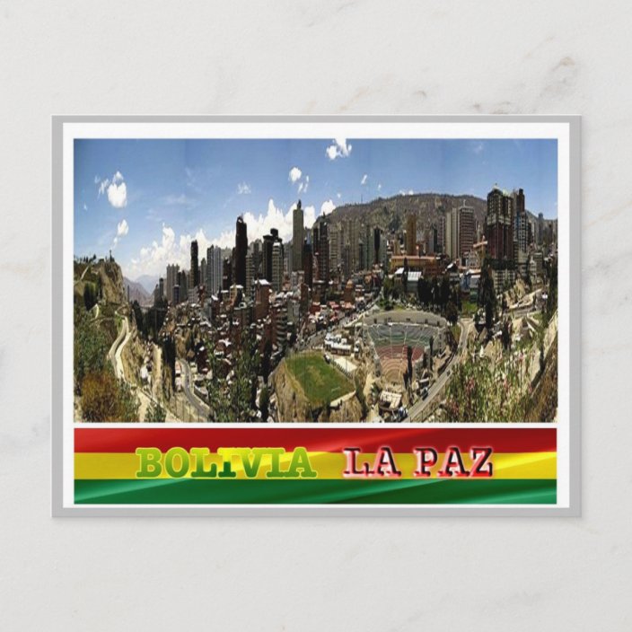 Bolivia - La Paz - Postcard | Zazzle.co.uk
