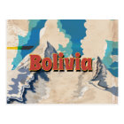 Bolivia Vintage Travel Poster Postcard | Zazzle.co.uk