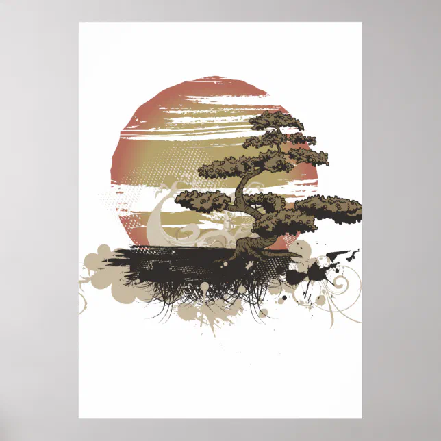 Bonsai Tree Poster | Zazzle