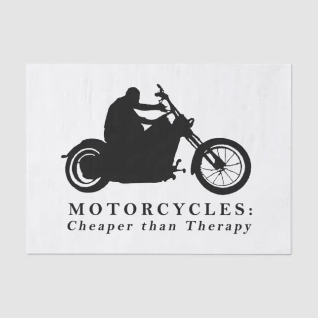 Born to Ride Graphic Print Design Tissue Paper | Zazzle