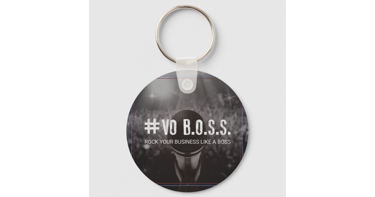 BOSS Keychain | Zazzle