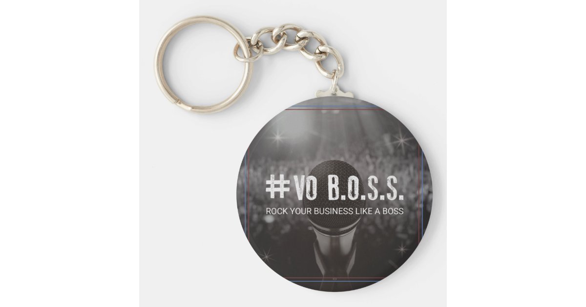 BOSS Keychain | Zazzle