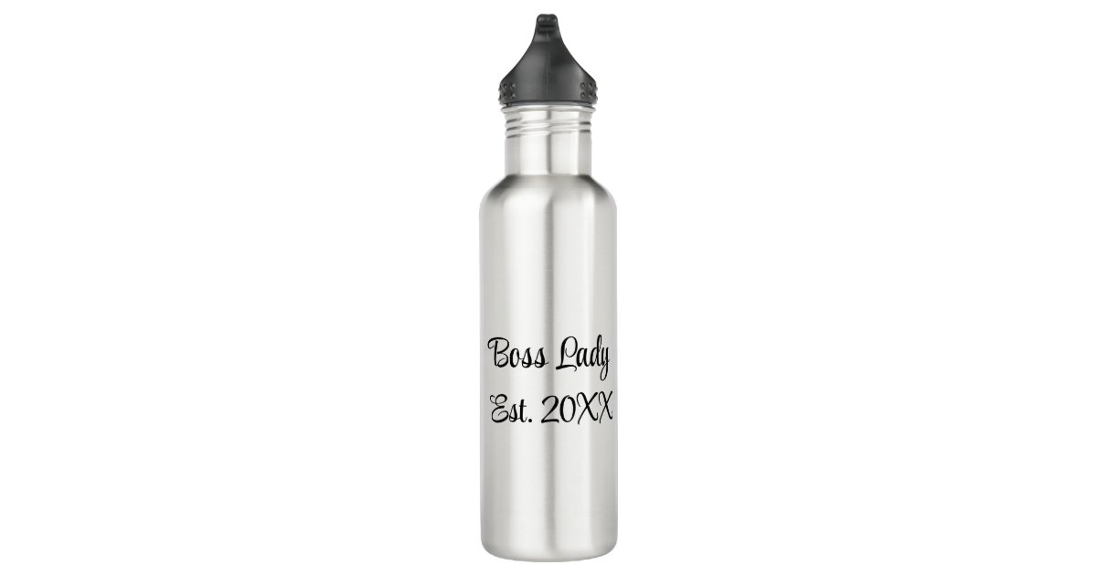 Boss Lady Est. 710 Ml Water Bottle | Zazzle