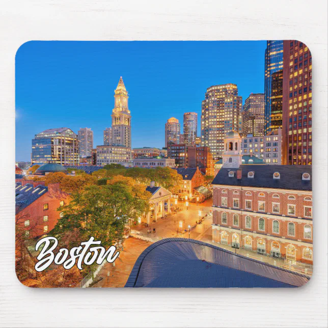 Boston, Massachusetts, United States Mouse Mat | Zazzle