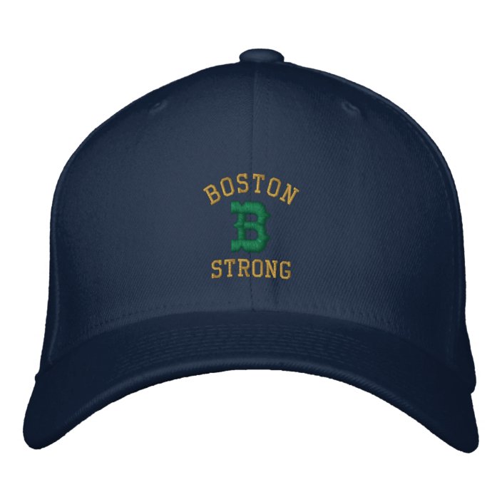 Boston Strong Embroidered Hat | Zazzle.co.uk