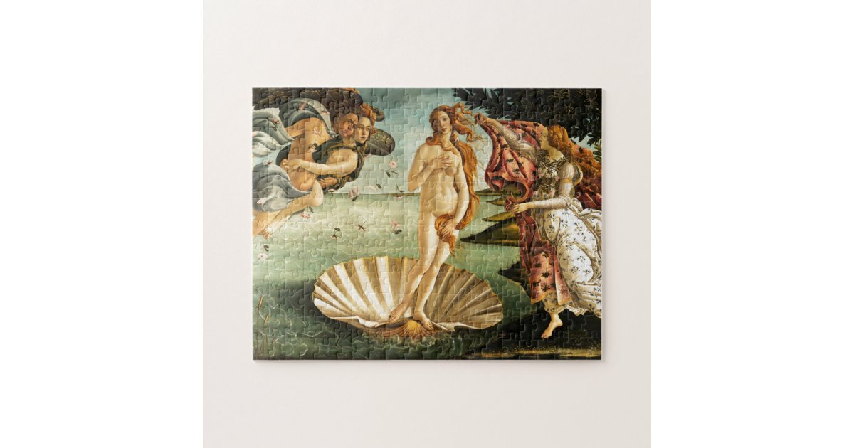 Botticelli Birth Of Venus Renaissance Art Painting Jigsaw Puzzle | Zazzle