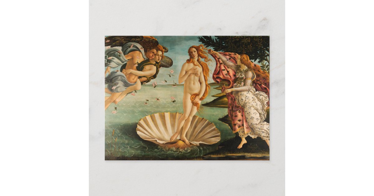 Botticelli’s Birth of Venus Postcard | Zazzle