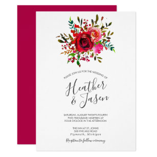 Ruby Wedding Invitations | Zazzle.co.uk