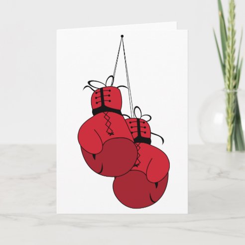 Boxing Gloves Cards | Zazzle UK