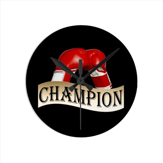 BOXING ROUND CLOCK | Zazzle.co.uk