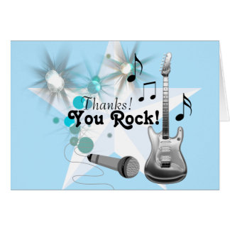 Rock Star Note Cards | Zazzle.co.uk