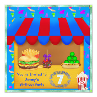 Boys 7th Birthday Party Invitations, 72 Boys 7th Birthday Party Invites ...