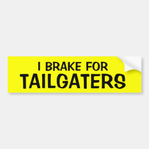 Tailgating Bumper Stickers & Car Stickers | Zazzle UK